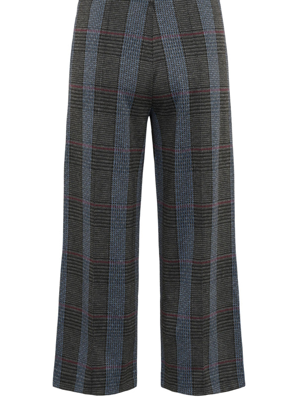 Llisan Grey Check Pants - Se7en Clothing Limavady