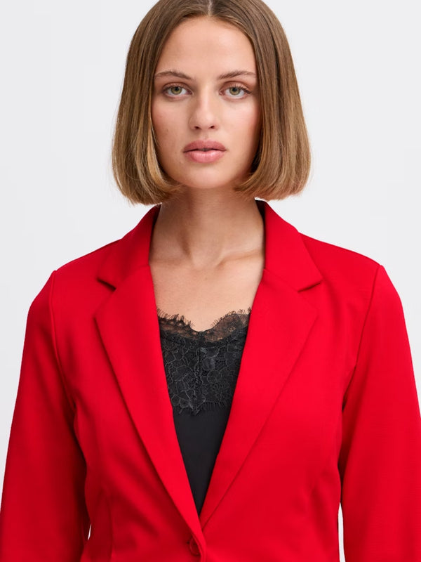 Kate Red Blazer - Se7en Clothing Limavady